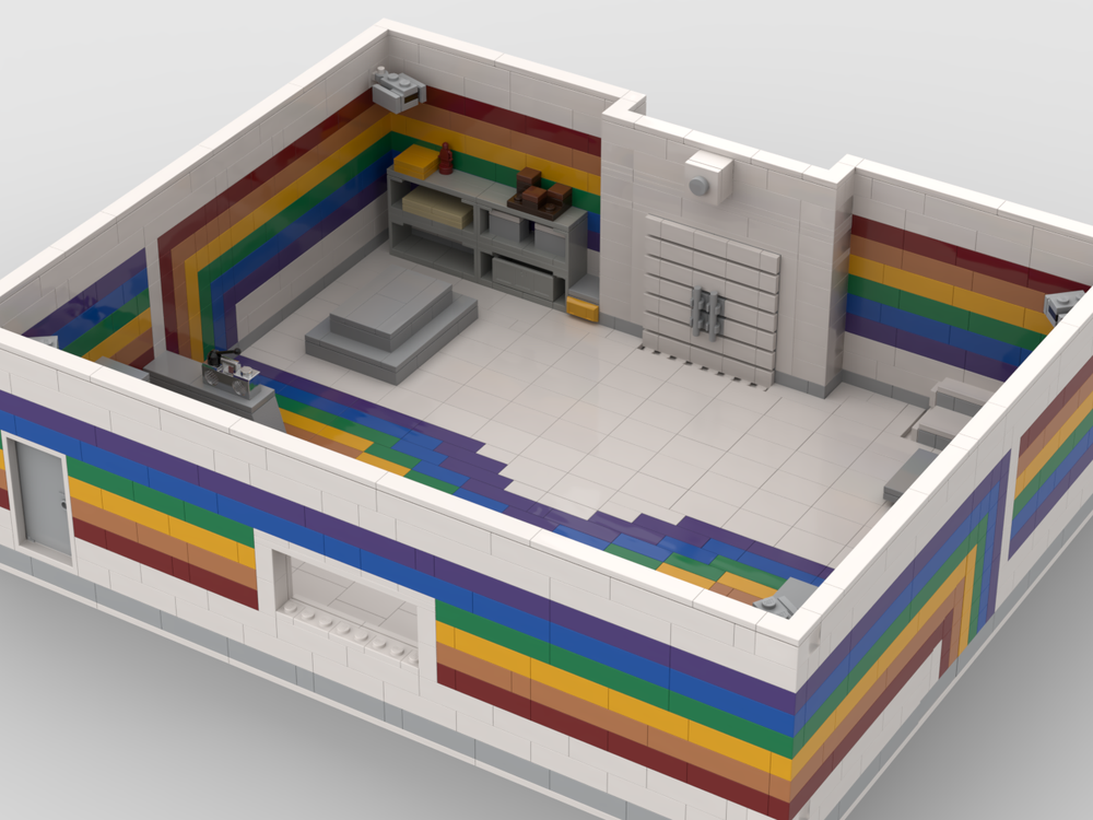 LEGO MOC Rainbow Room by PauloJorgeRamos | Rebrickable - Build with LEGO