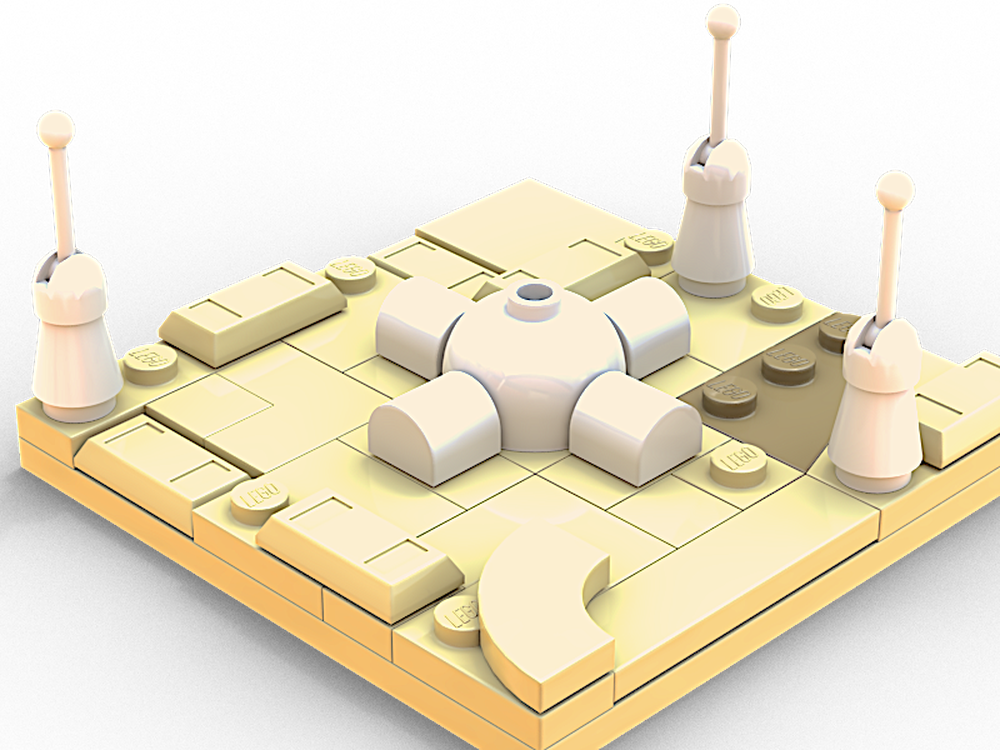 LEGO MOC Lars Homestead - Micro Scale by Goobladoosh | Rebrickable ...