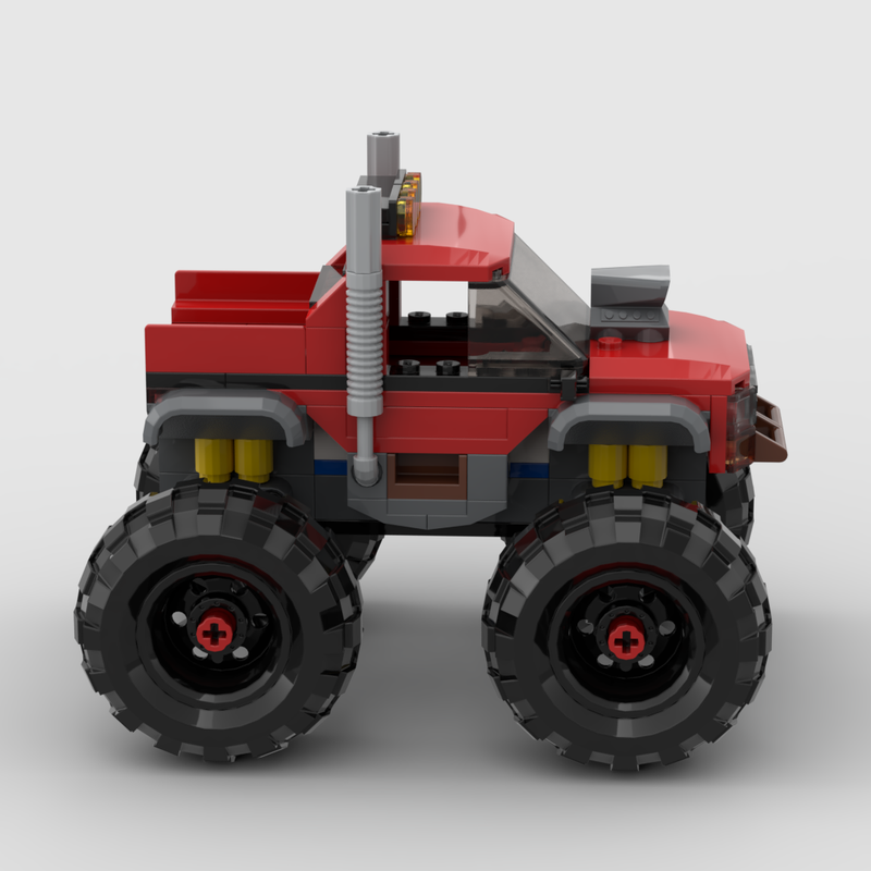 LEGO MOC Monster Truck by thrulego | Rebrickable - Build with LEGO