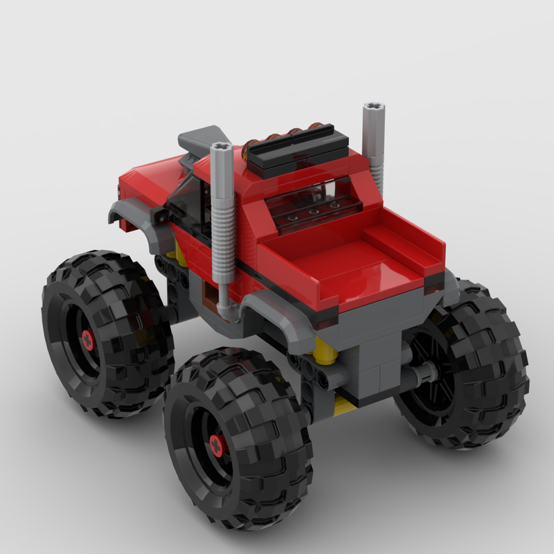 LEGO MOC Monster Truck by thrulego | Rebrickable - Build with LEGO