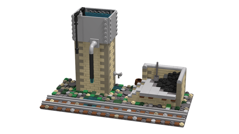 LEGO MOC Narrow Gauge Railway Water Tower & Coaling Stage by Marty_MOCs ...