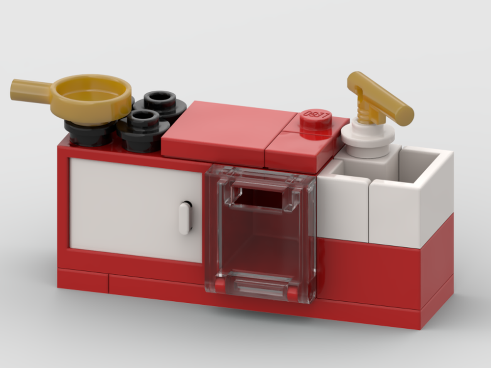 LEGO MOC kitchen by EBbuilds | Rebrickable - Build with LEGO