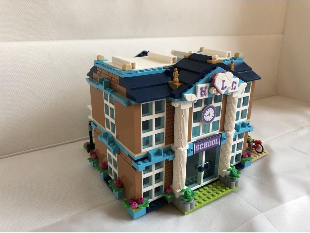 Lego Moc Heart Lake City School Standalone By Brinx Rebrickable