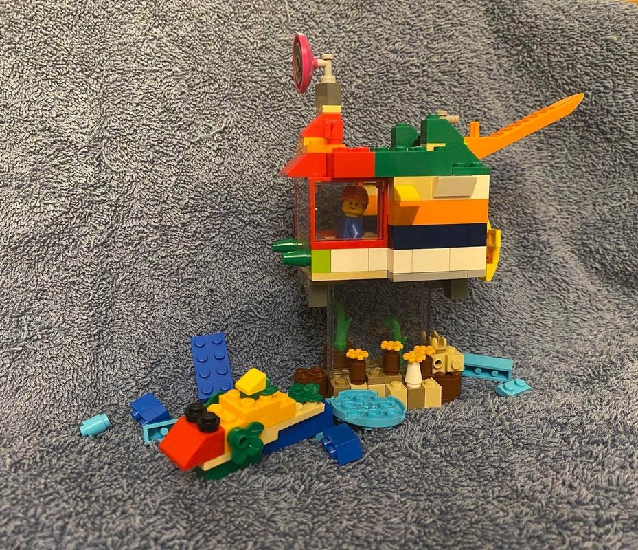 LEGO MOC SS Byggelek Submarine by picocosm | Rebrickable - Build with LEGO