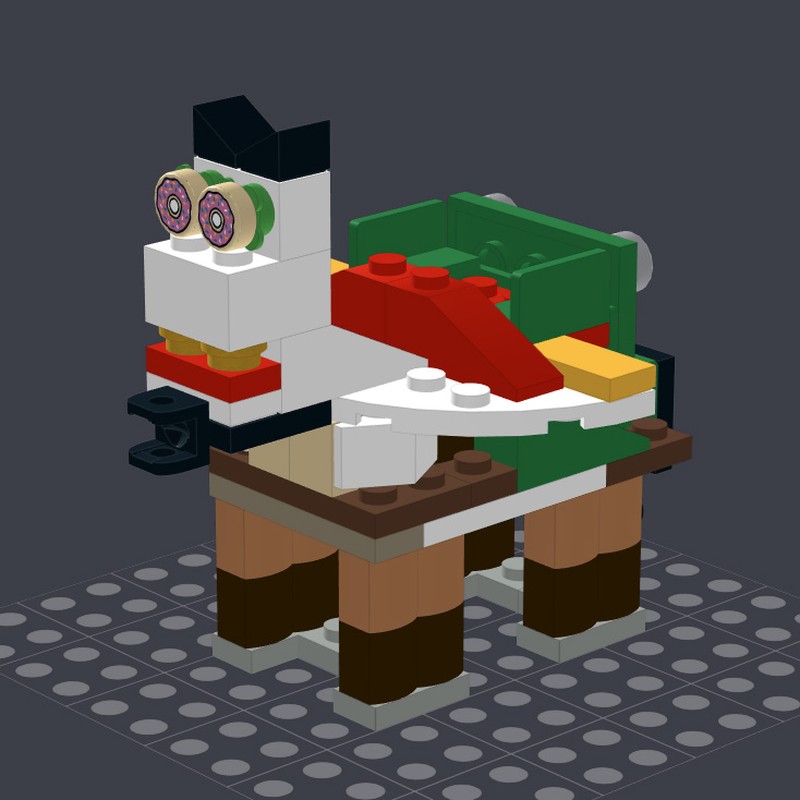 LEGO MOC Mr. Goatee, the Christmas Train Pegasus by CathyVT ...