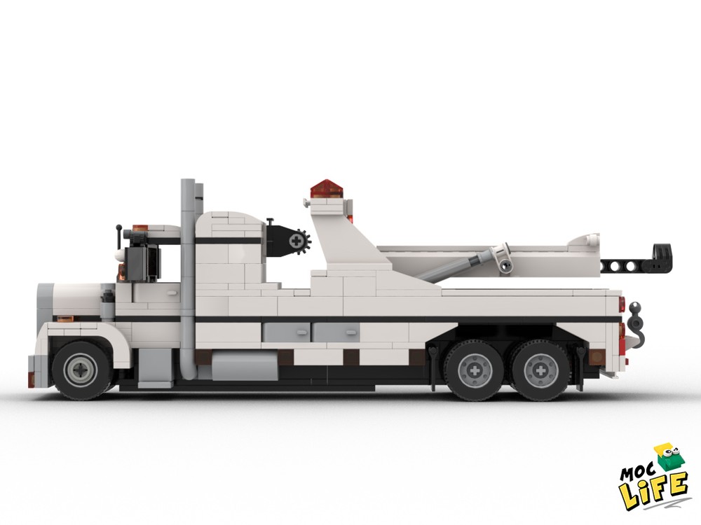 LEGO MOC Peterbilt 359 towing by MocLife | Rebrickable - Build with LEGO