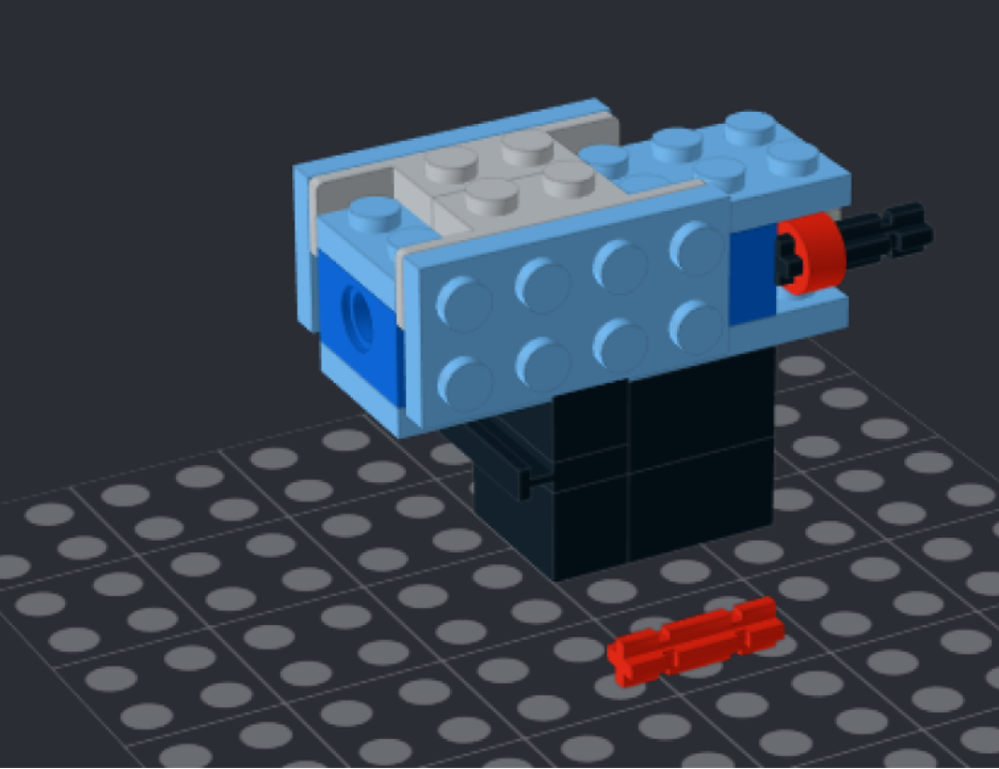 LEGO MOC THE Lego Mini Gun by LEGOgamer117 | Rebrickable - Build with LEGO
