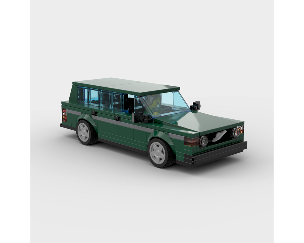 LEGO MOC Volvo 245 (dark green) by joey_bricks_things | Rebrickable ...