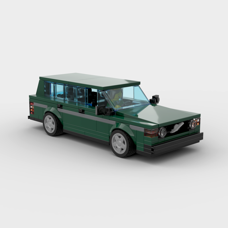 LEGO MOC Volvo 245 (dark green) by joey_bricks_things | Rebrickable ...