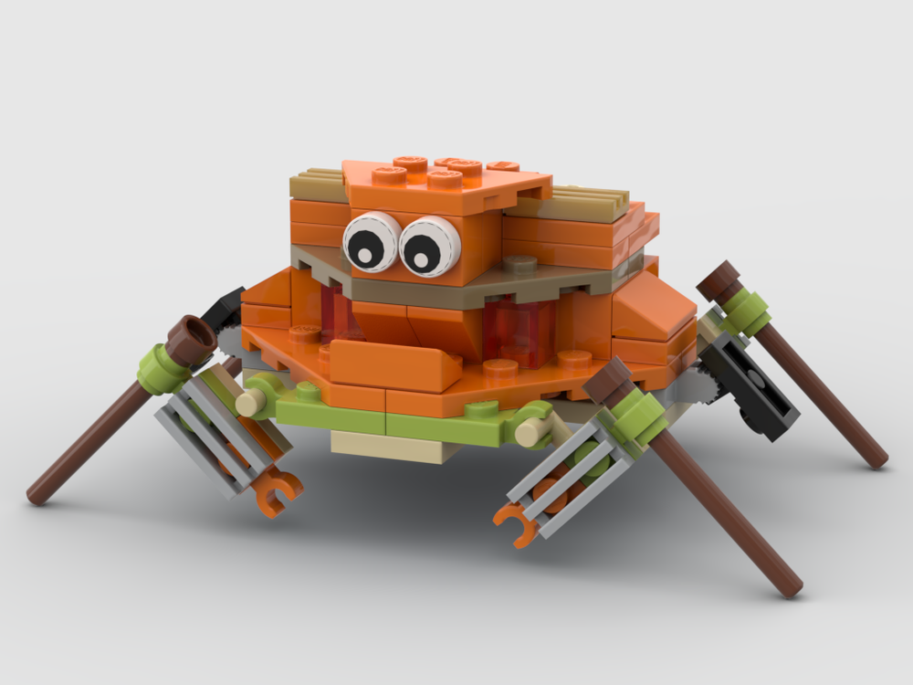 Lego Moc Crab 11717 Alternate Build By Mf1 Rebrickable Build With Lego
