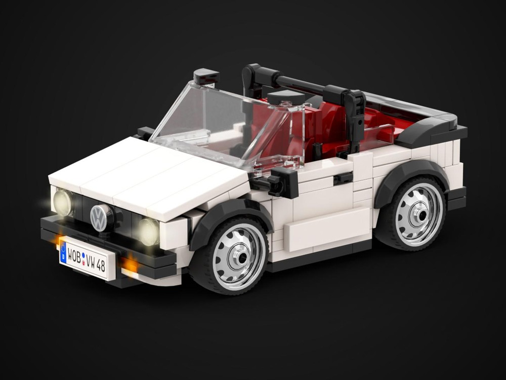 LEGO MOC VW Golf 1 | Cabrio by PriBri | Rebrickable - Build with LEGO