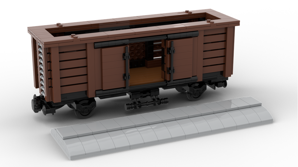 LEGO MOC LEGO Train - Wagon à bestiaux - Cattle Car - MOC by Mimi68 ...