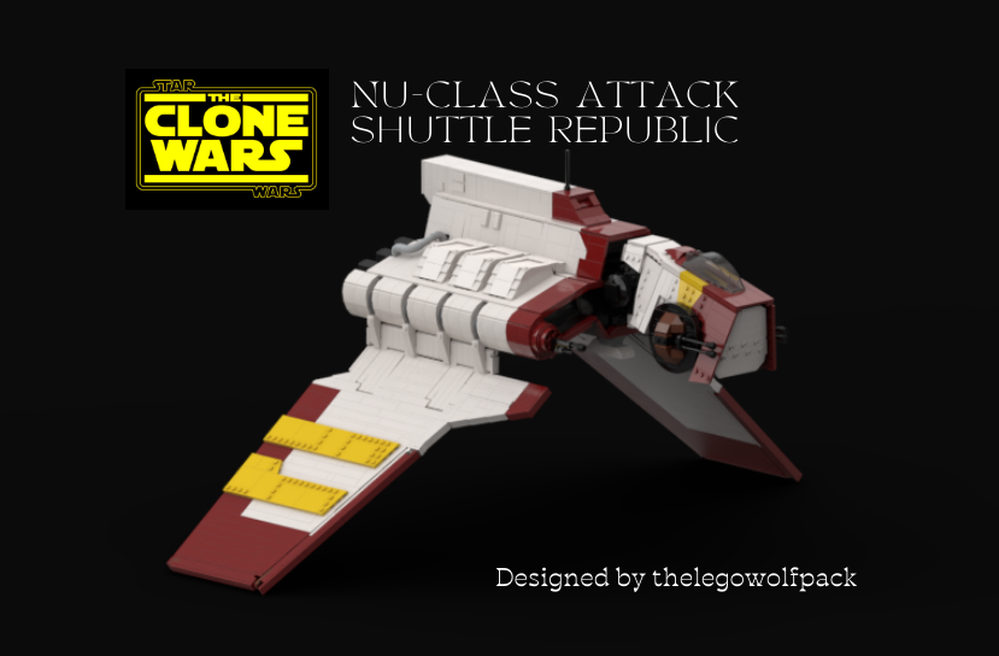 LEGO MOC NU-class attack shuttle by thelegowolfpack | Rebrickable ...