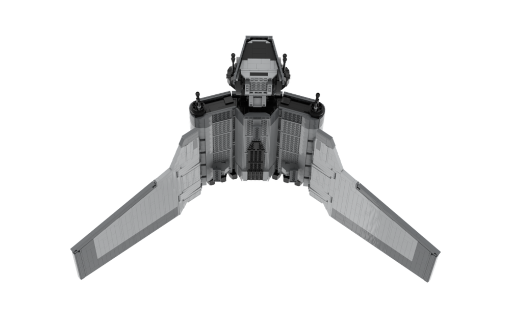 Lego Moc Imperial Nu Class Attack Shuttle By Thelegowolfpack