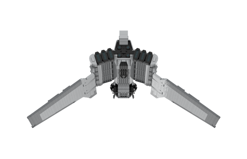 Lego Moc Imperial Nu Class Attack Shuttle By Thelegowolfpack