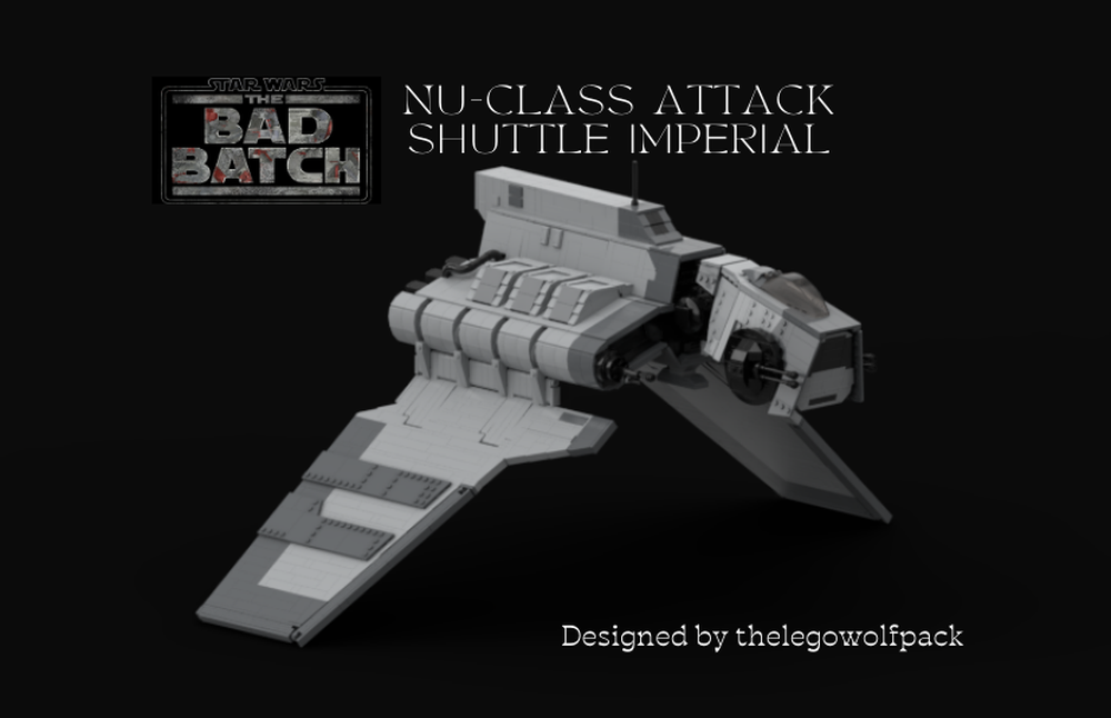 LEGO MOC Imperial Nu-class attack shuttle by thelegowolfpack ...