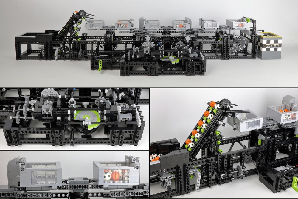 Lego Moc Container Transporter V3 Gbc By Berthil Rebrickable Build