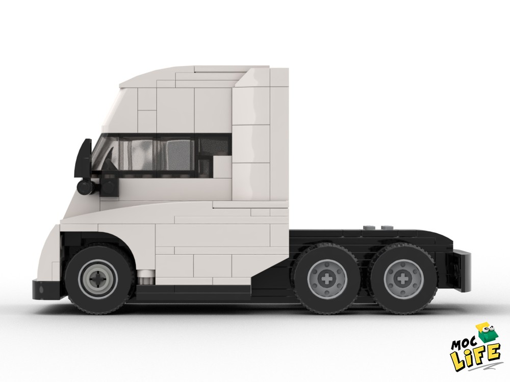 Lego Moc Tesla Semi By Moclife Rebrickable Build With Lego