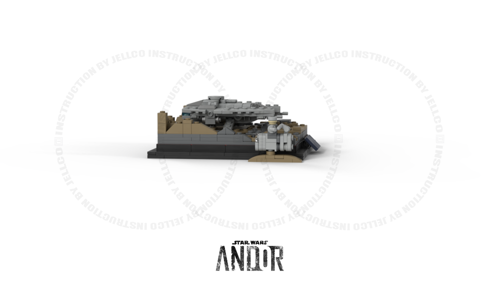 Lego Moc Micro Diorama Andor Series Episode 12 Haulcraft With