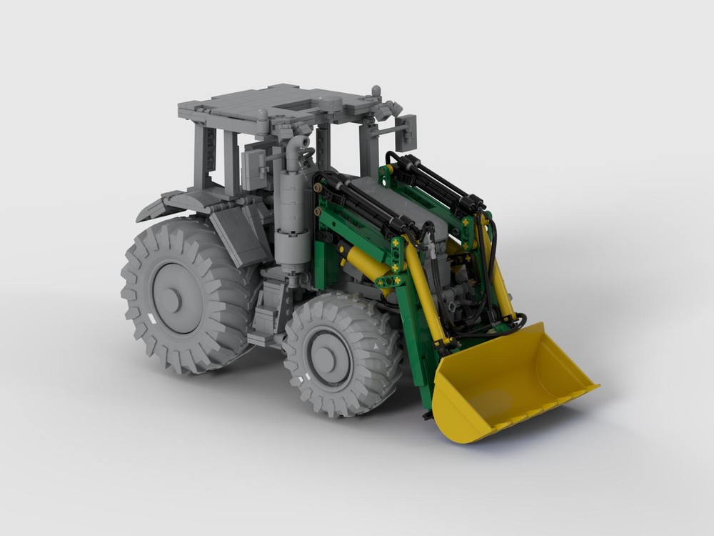 LEGO MOC Front loader for John Deere 6120M by Odin_bricks | Rebrickable ...