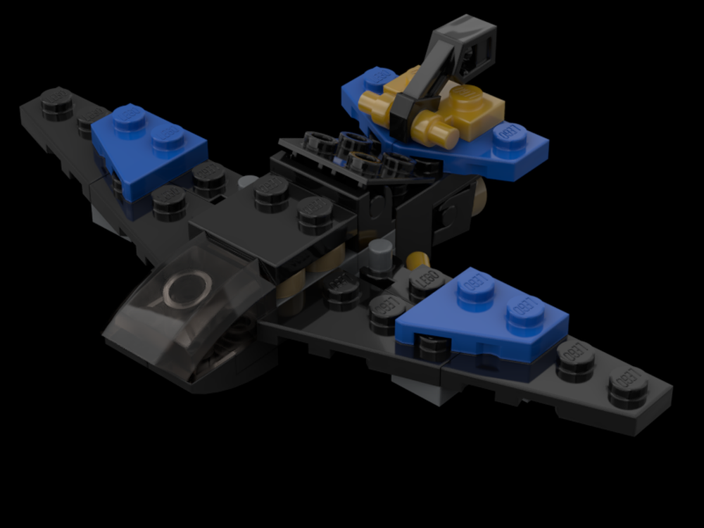 LEGO MOC Variable wing jet by diddesen | Rebrickable - Build with LEGO