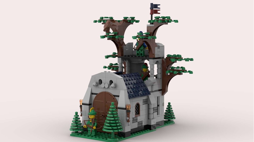 LEGO MOC Forestmen Temple by kedvard | Rebrickable - Build with LEGO