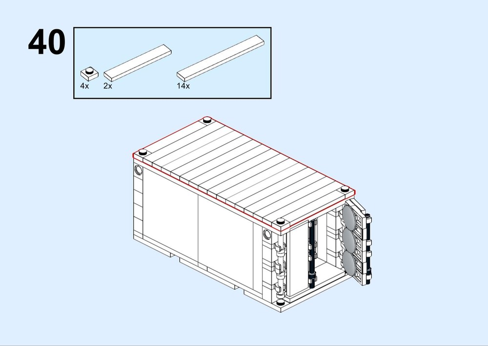 LEGO MOC Container by BrianKeizer | Rebrickable - Build with LEGO