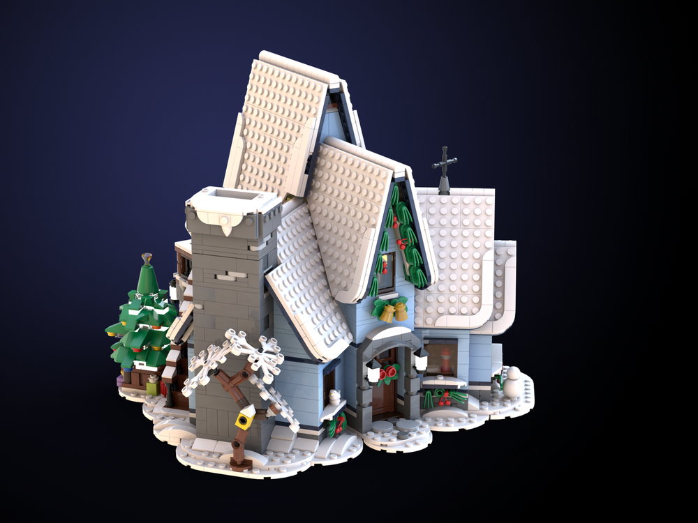 Lego Moc Complete 10293 Santas Visit By Fanpeixi Rebrickable Build