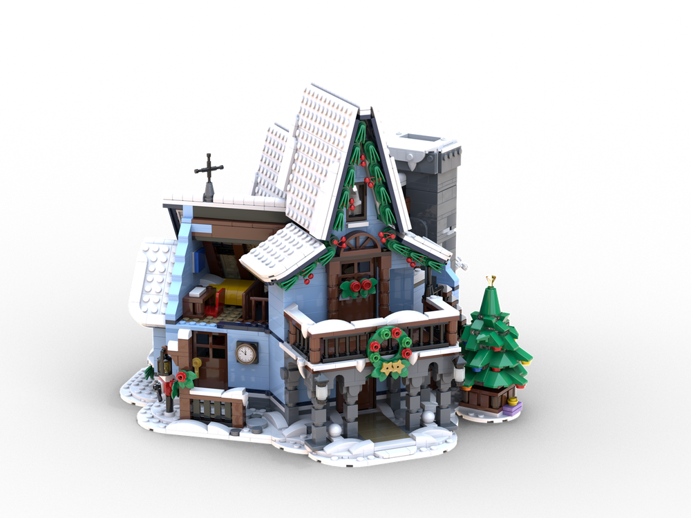 Lego Moc Complete 10293 Santas Visit By Fanpeixi Rebrickable Build