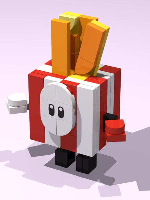 LEGO MOC Fall Guys - French Fries theme by mpankau | Rebrickable ...