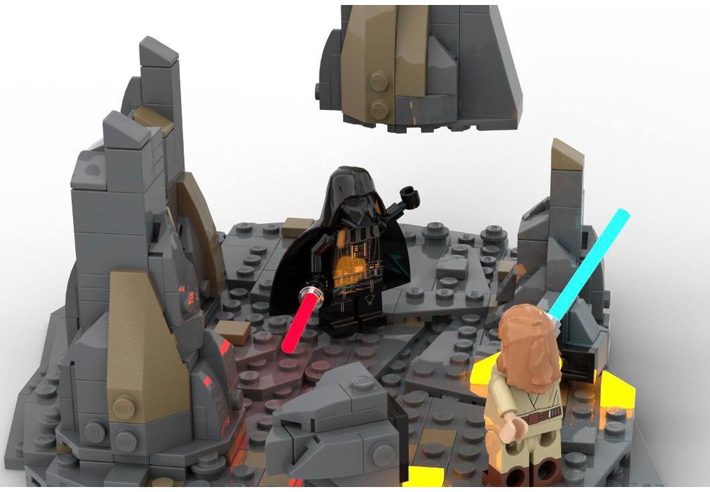 LEGO MOC SW Obi Wan vs Lord Vader Final Duel small diorama MOC by ...