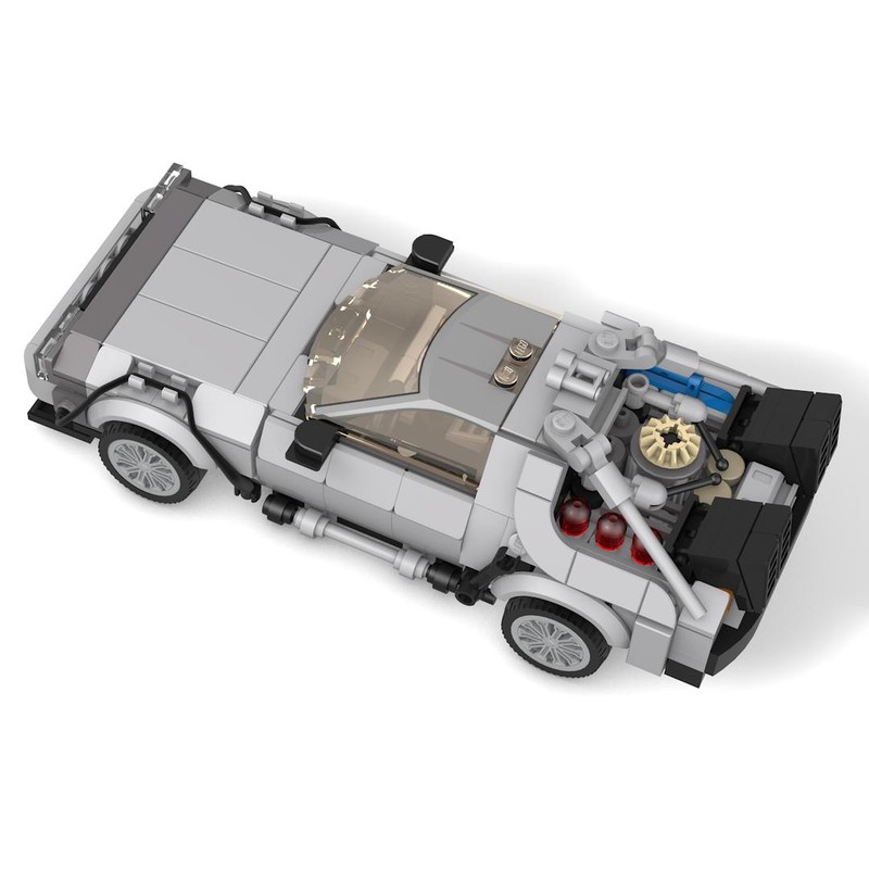 LEGO MOC DeLorean DMC-12 "BTTF" P1 - 8 stud wide Speed Champions style ...