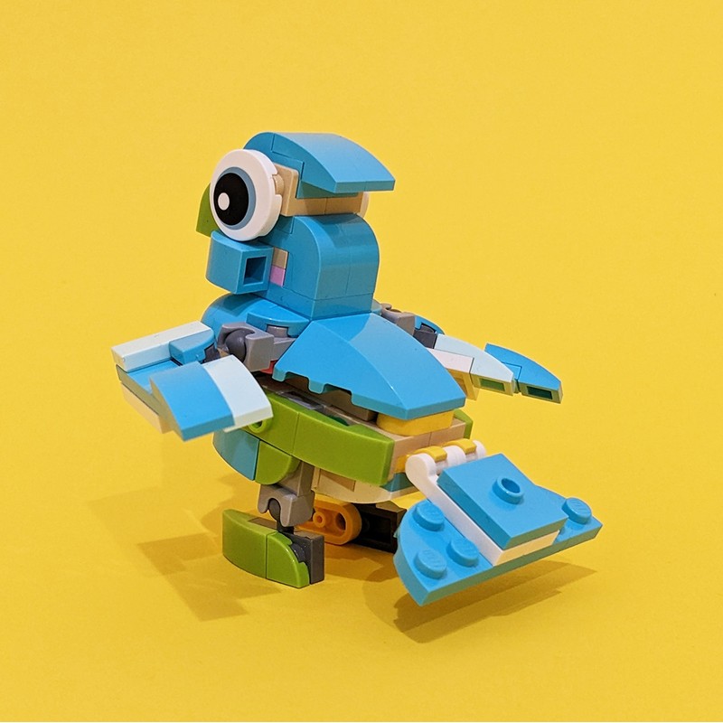 LEGO MOC Blue Bird by Kini Bricks | Rebrickable - Build with LEGO