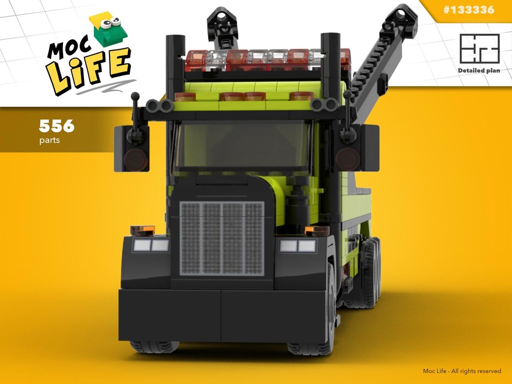 LEGO MOC Peterbilt 359 double rigs by MocLife | Rebrickable - Build ...
