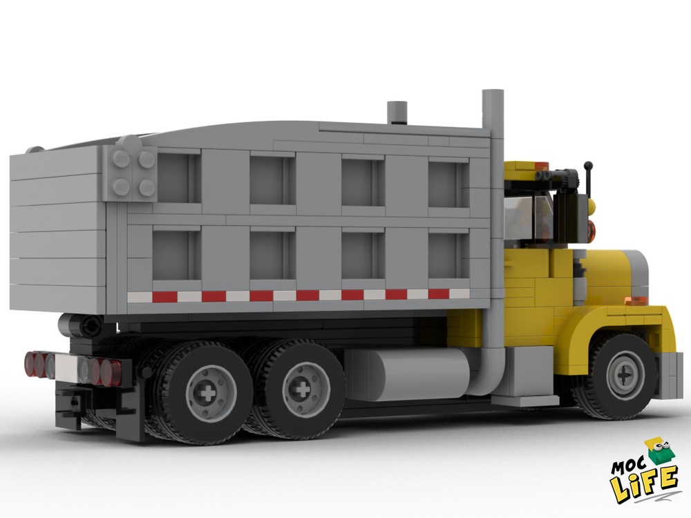 LEGO MOC Peterbilt 359 dumper by MocLife | Rebrickable - Build with LEGO