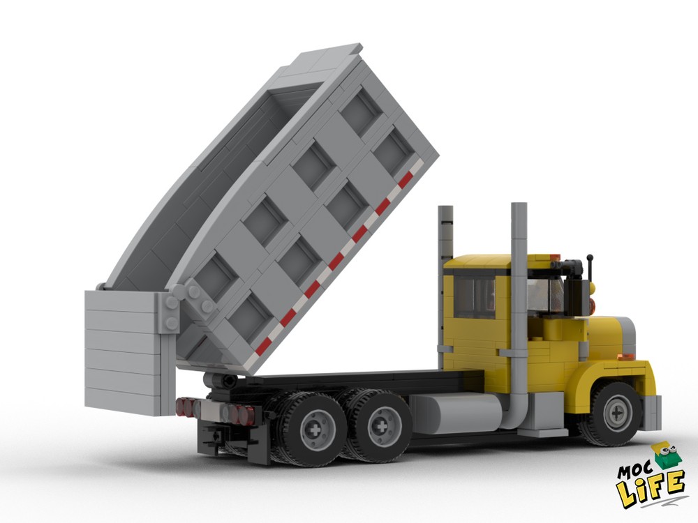 LEGO MOC Peterbilt 359 dumper by MocLife | Rebrickable - Build with LEGO