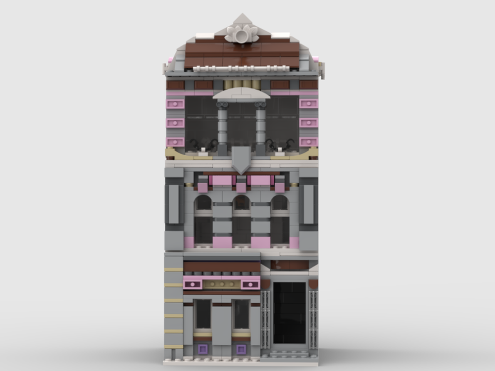 LEGO MOC sweets shop in pink (no interior) by cassieLiu | Rebrickable ...