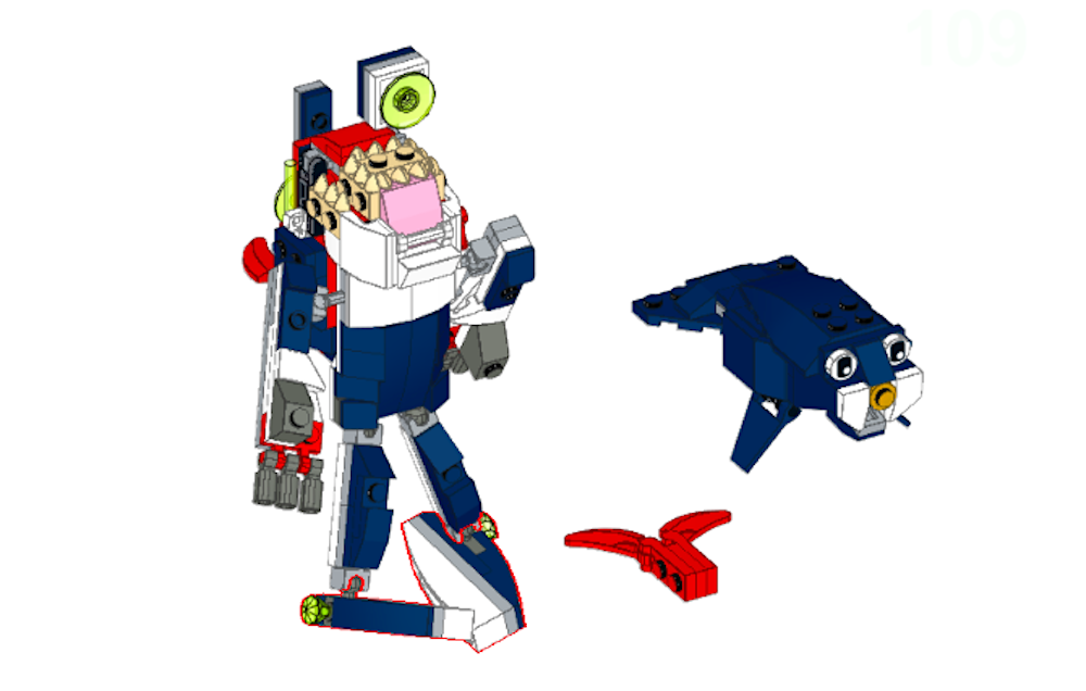 LEGO MOC Diver and Seal by BrixGoFar | Rebrickable - Build with LEGO