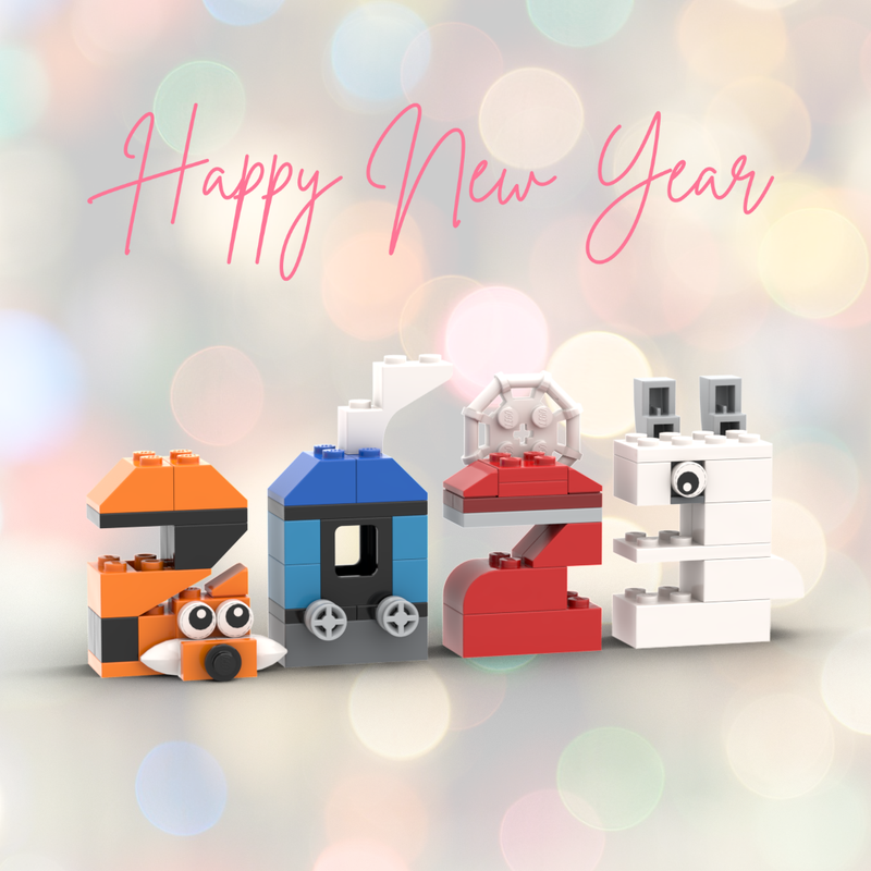 LEGO MOC 10696 Happy new year 2023 by Lenarex | Rebrickable - Build ...