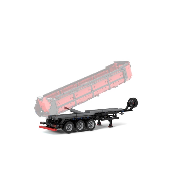 LEGO MOC Tipper trailer chassis by ultra32 | Rebrickable - Build with LEGO