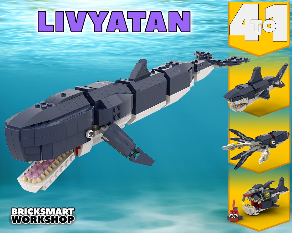 LEGO MOC Livyatan 31088 x4 by bricksmartworkshop | Rebrickable - Build ...