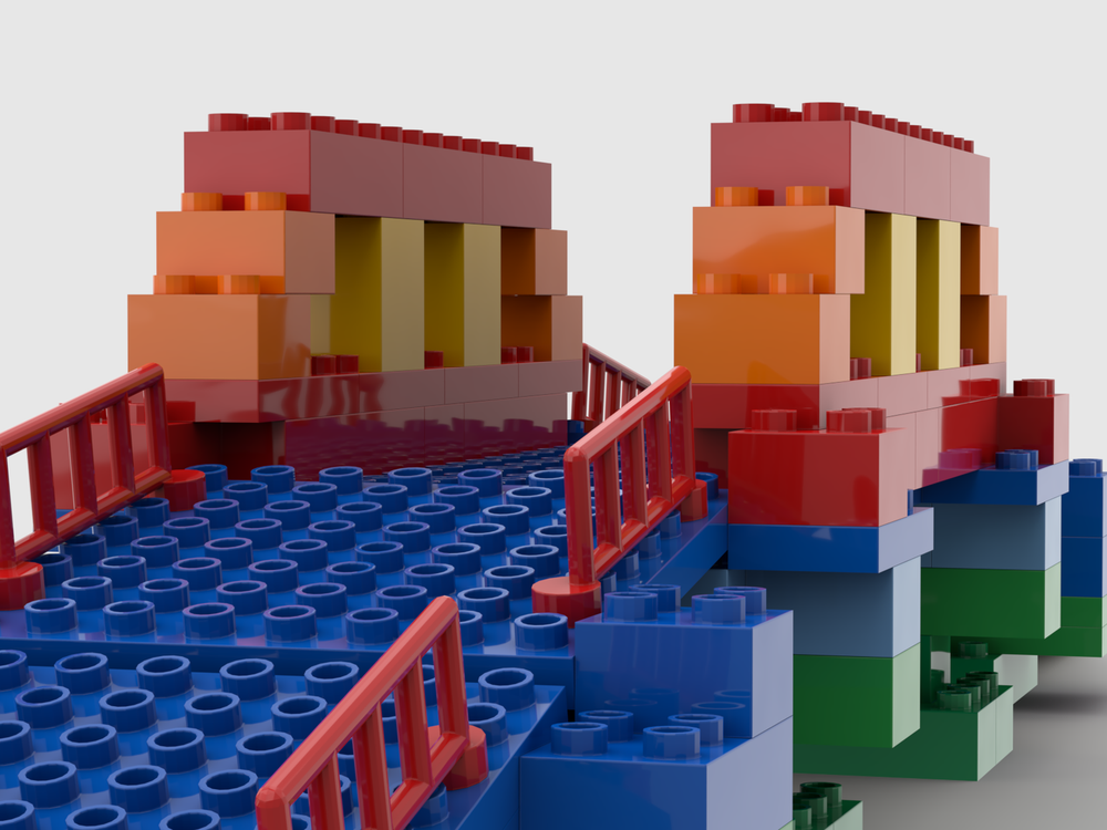 LEGO MOC Bridge by arcolf | Rebrickable - Build with LEGO