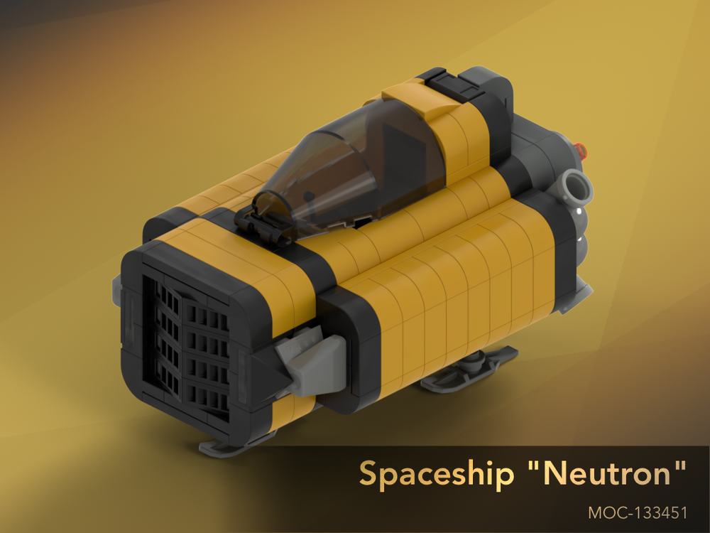 LEGO MOC Spaceship "Neutron" by brampf | Rebrickable - Build with LEGO