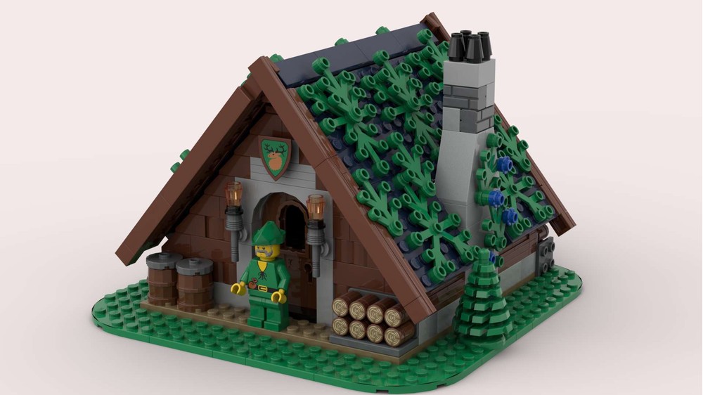 Lego Moc Forestmen House By Kedvard Rebrickable Build With Lego