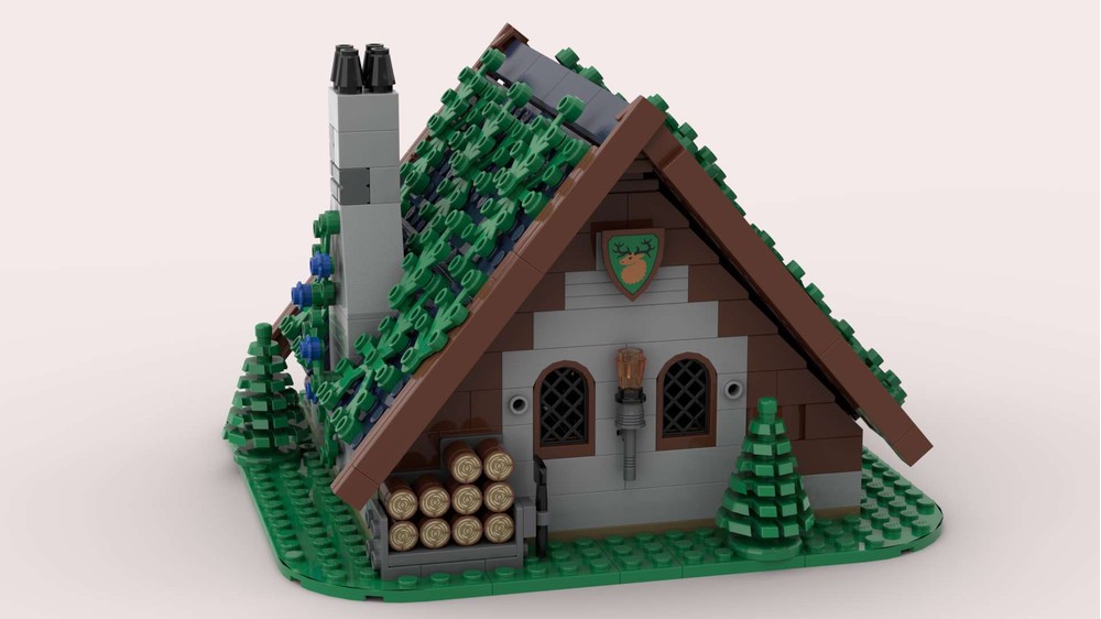 Lego Moc Forestmen House By Kedvard Rebrickable Build With Lego