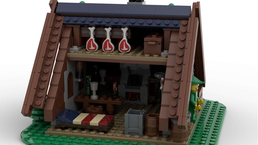Lego Moc Forestmen House By Kedvard Rebrickable Build With Lego