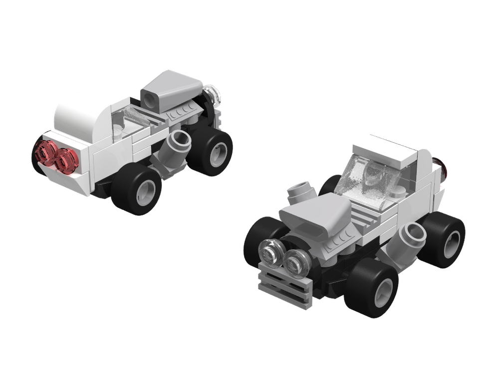 LEGO MOC Mini Hot Rod - Simple by graeymaelkyn | Rebrickable - Build ...