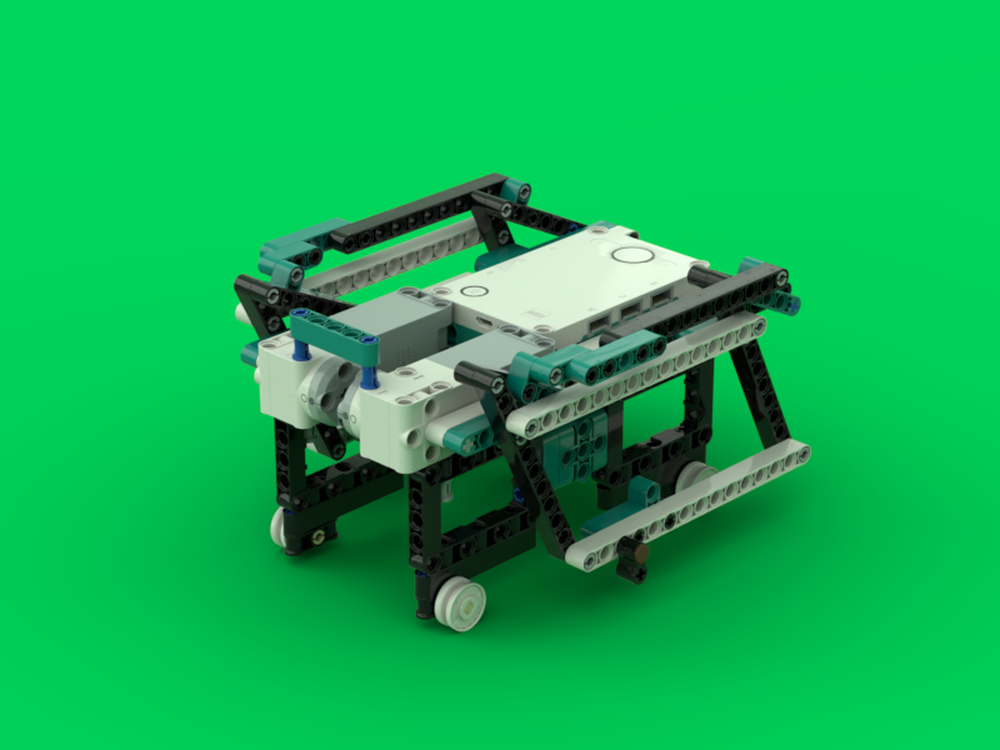 LEGO MOC Wheeled Walker by Interstellar_1 | Rebrickable - Build with LEGO