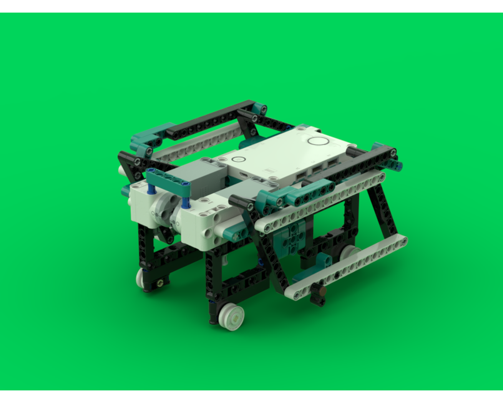 LEGO MOC Wheeled Walker by Interstellar_1 | Rebrickable - Build with LEGO