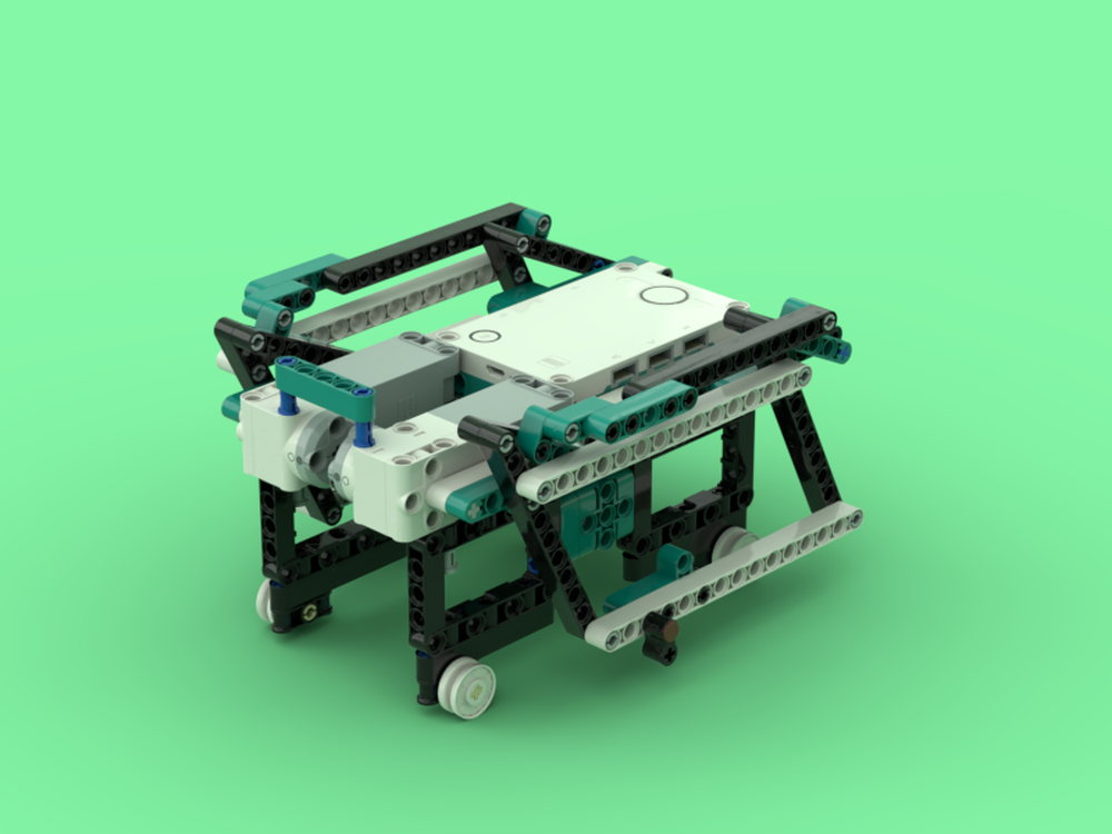 LEGO MOC Wheeled Walker by Interstellar_1 | Rebrickable - Build with LEGO